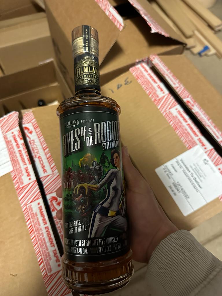 Filmland Spirits Ryes Of The Robots Straight Rye Whiskey 750ml