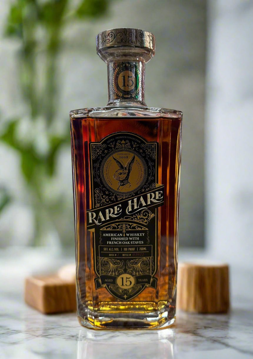 2008 Rare Hare 15 Year Old French Oak Stave Finish Bourbon Whiskey 700