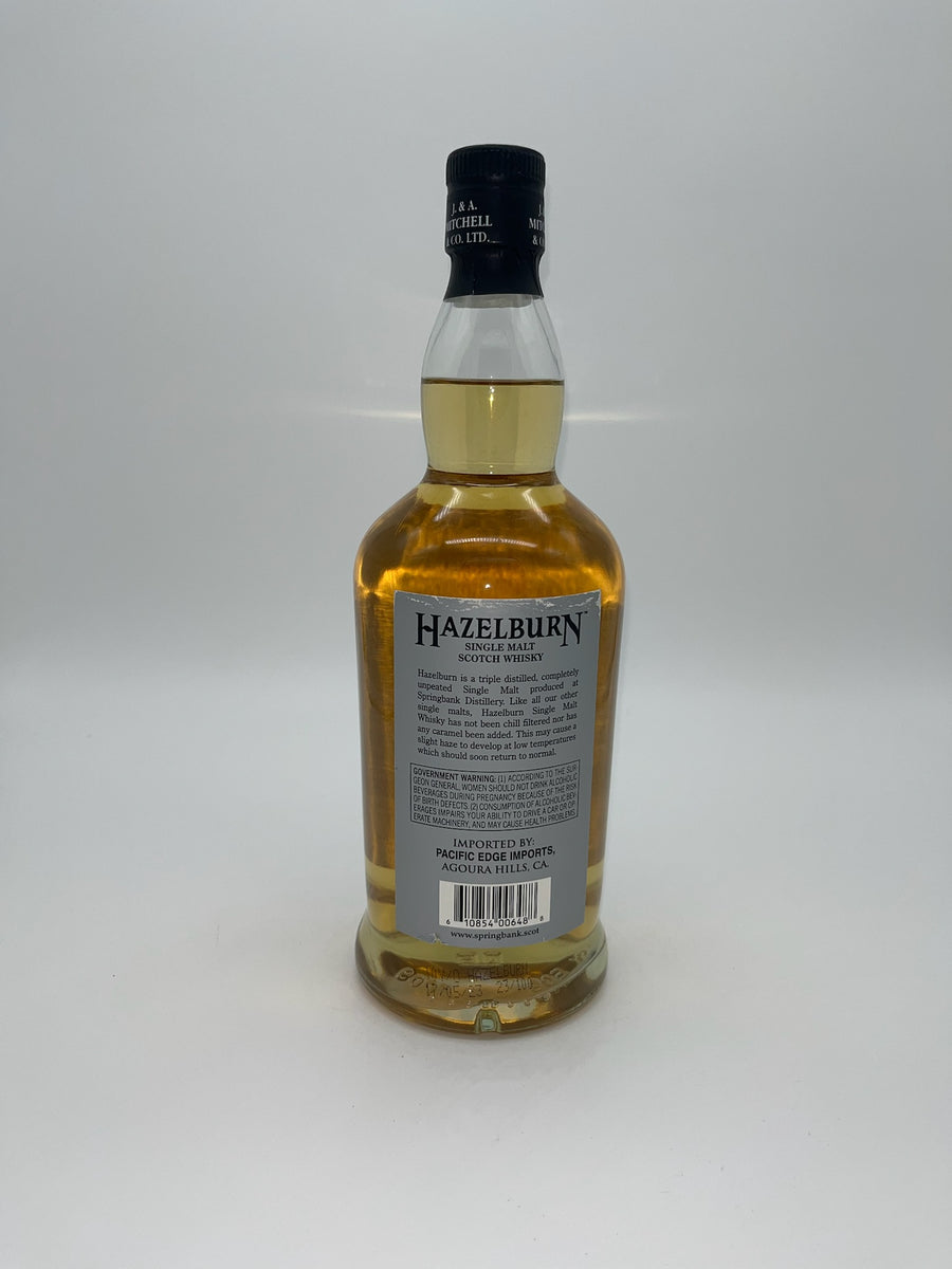 Hazelburn Triple Distilled 10 Year Old Single Malt Scotch Whisky 700ml