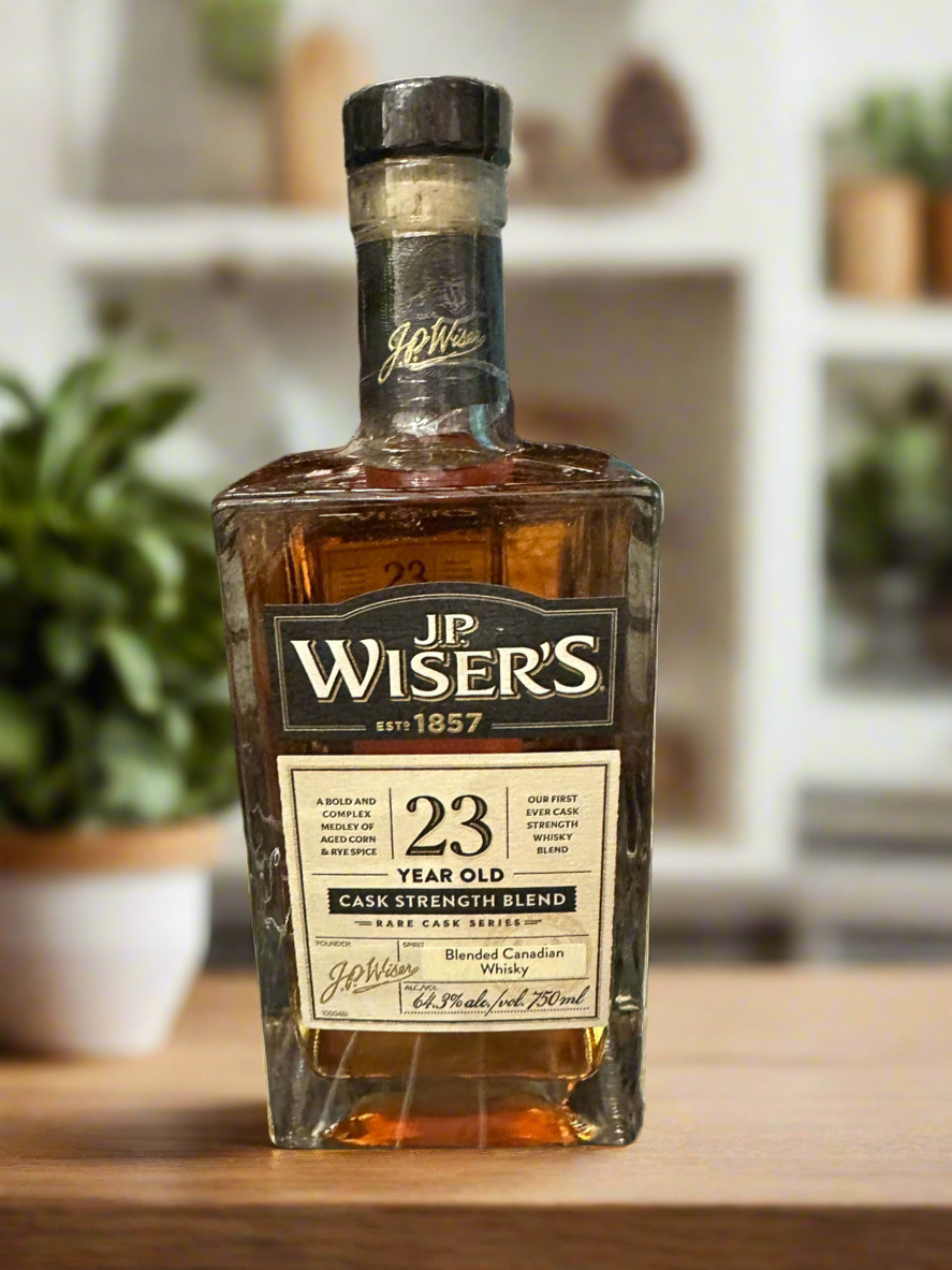 J.P. Wiser's Cask Strength Blend 23 Year Old Blended Canadian Whisky 7