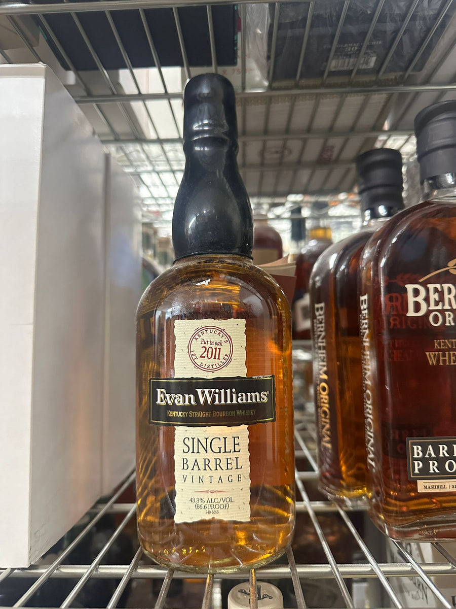 2011 Evan Williams Single Barrel Vintage Straight Bourbon Whiskey 750m