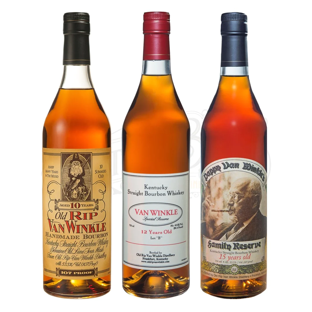 Pappy Van Winkle Bundle - Old Rip 10 Year Old, Van Winkle Lot B 12 Yea